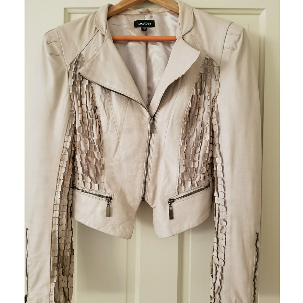 Bebe - 100% Leather Jacket - Gem